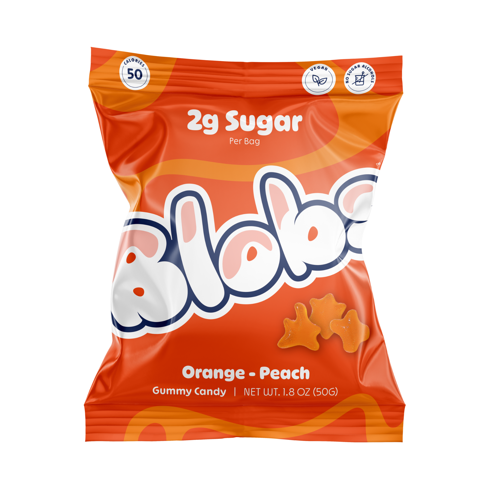 Blobs Orange Peach Gummy Candy 1.8oz (6ct) – RTZN Brand Strategy