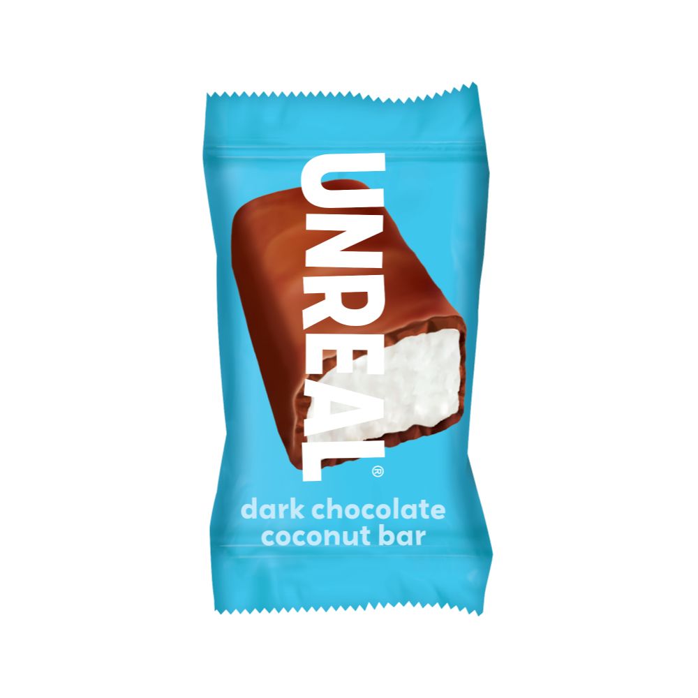 UnReal Mini Bites Dark Chocolate Coconut Bars 0.5oz (40ct) – RTZN Brand ...